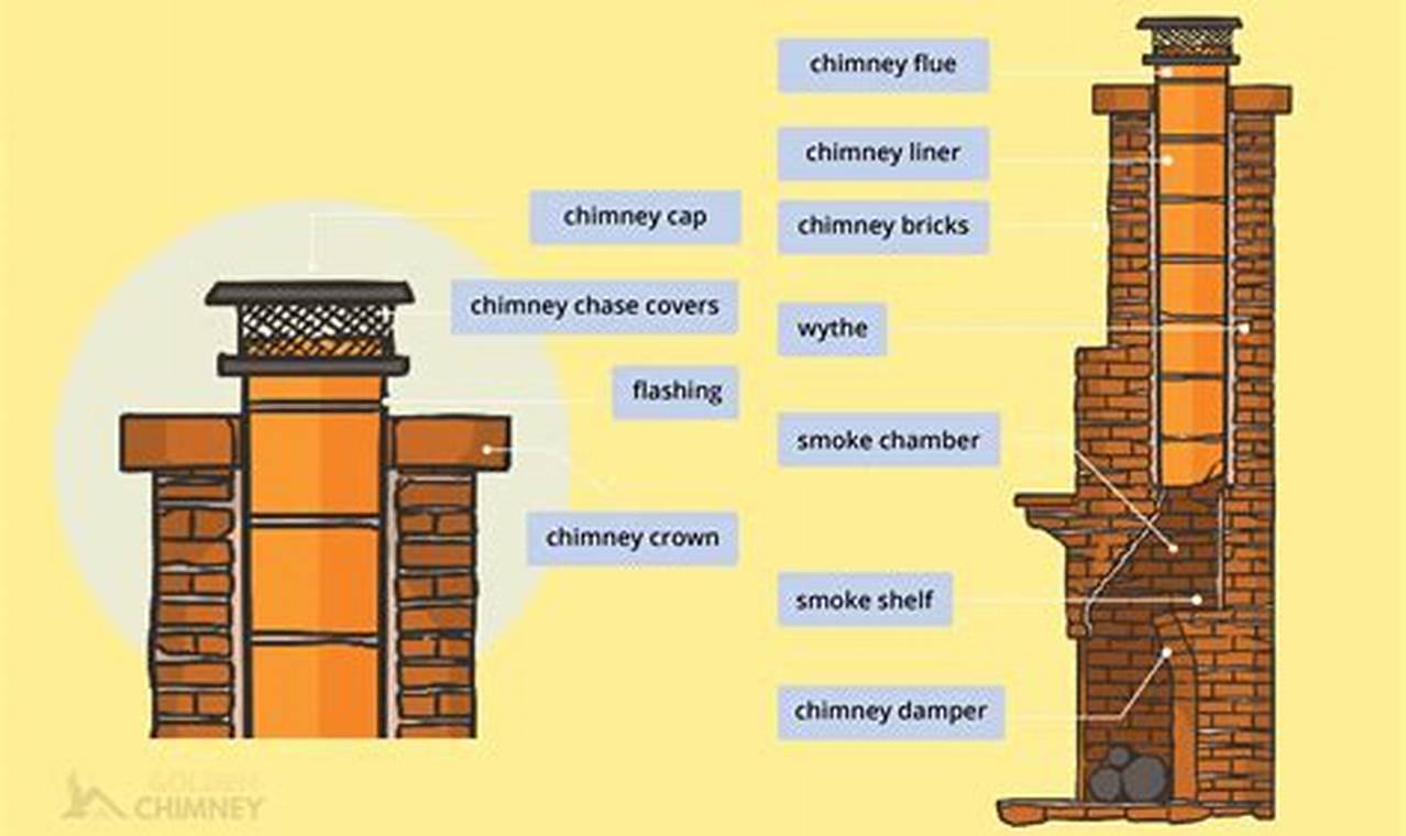 Chimney Work: Parts of Chimney Diagram & Guide