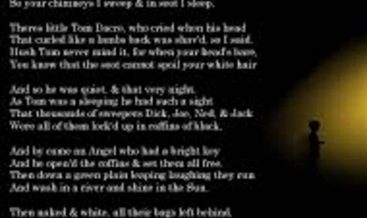 Understanding "The Chimney Sweeper": Poem Summary & Analysis